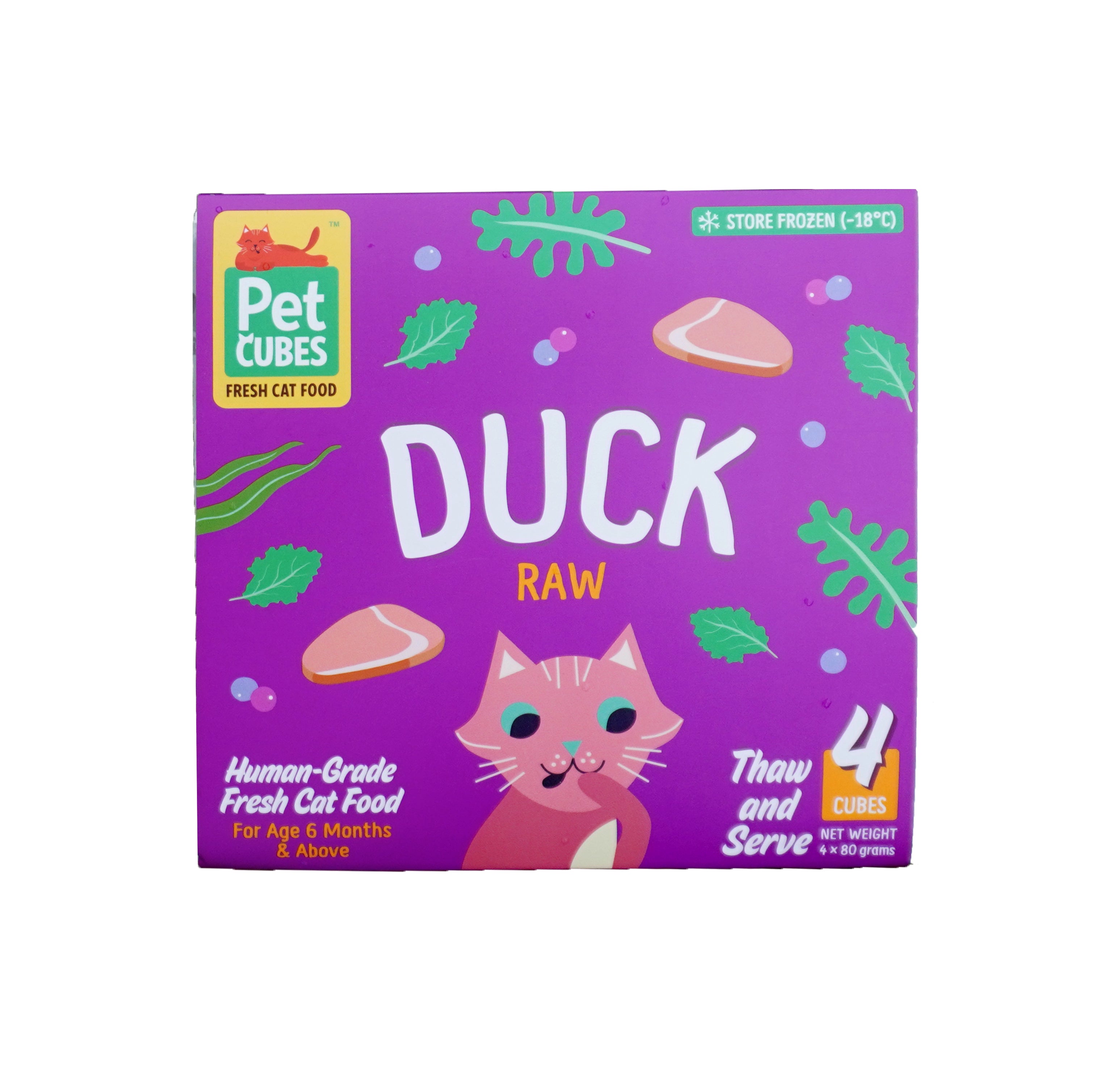 Premium Raw Duck Cat Food PetCubes Premium Raw Duck Cat Food PetCubes