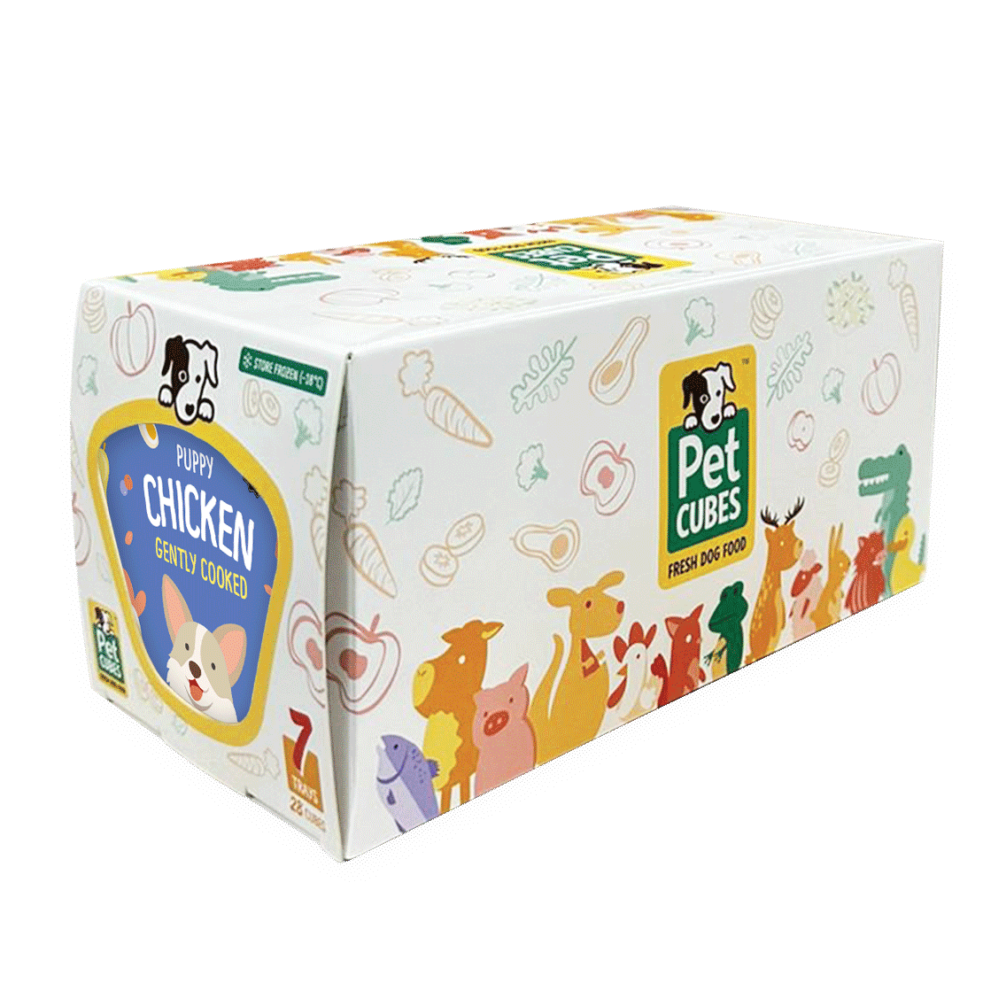 Puppy Food | Gently Cooked Chicken | PetCubes